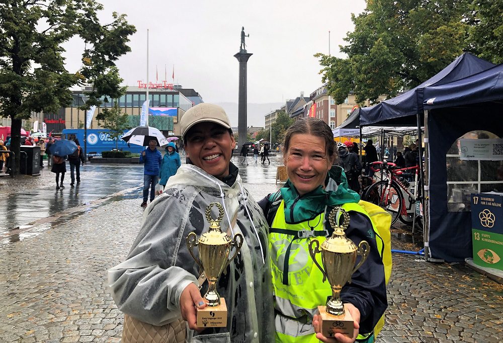 Sarah og Hilde er Årets myke trafikanter - Miljøpakken